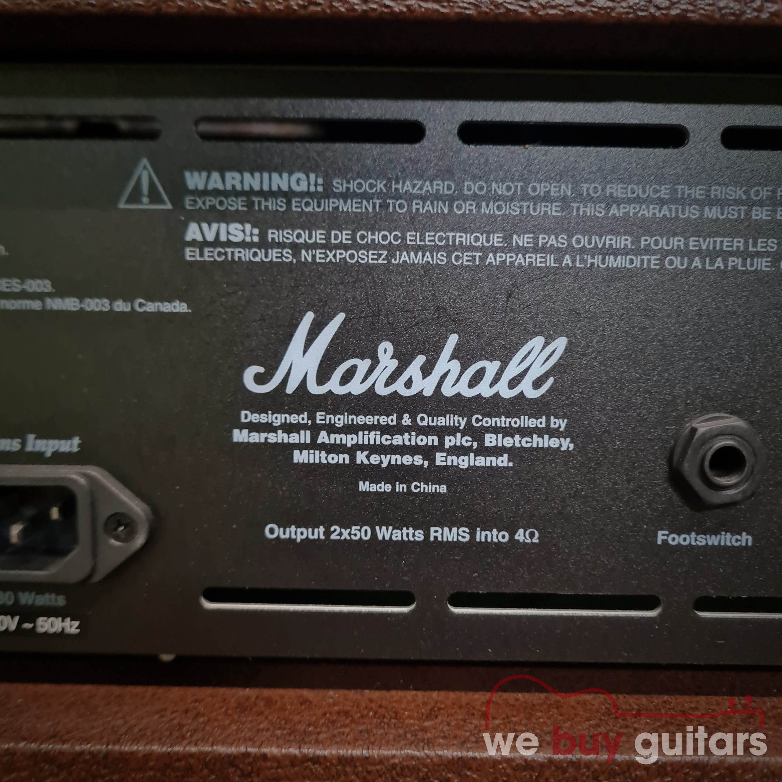 Marshall AS100D Acoustic Guitar Amplifier | We Buy Guitars