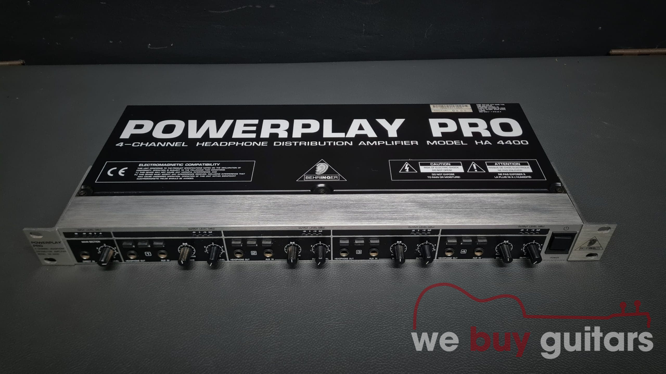 Behringer Powerplay Pro – 4-Channel Headphone Amplifier | We Buy Guitars